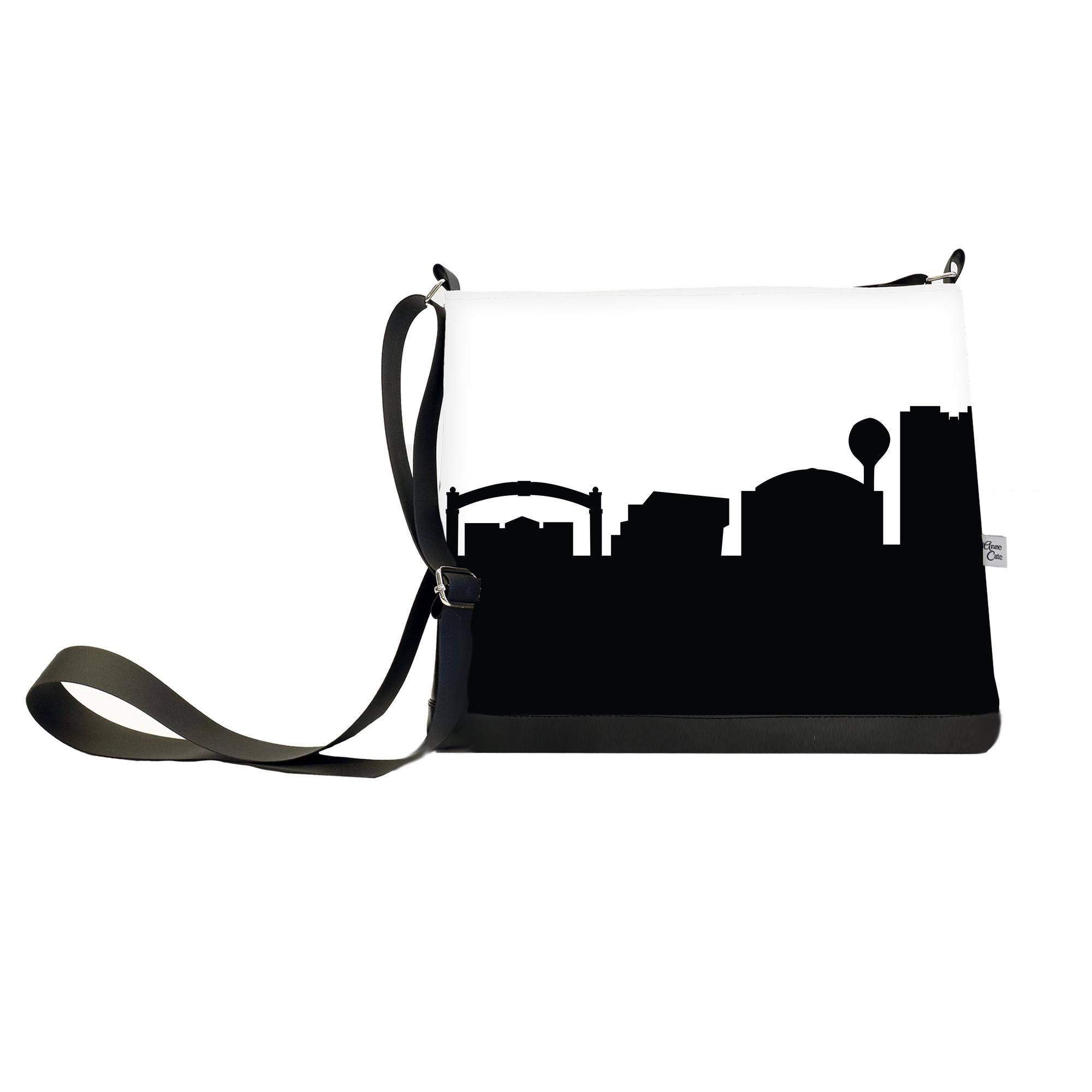 Kent OH Skyline Crossbody Handbag | Anne Cate | USA Made